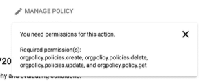 Solving the Issue: "Cannot Change Google Cloud Organization Policy" as ...