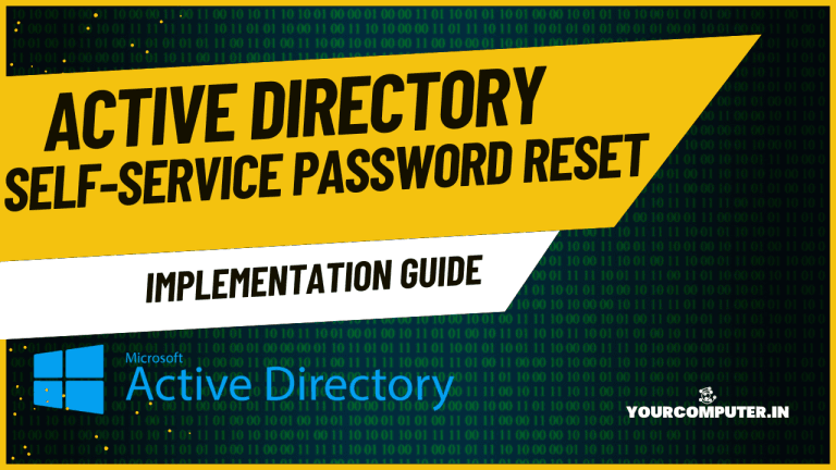 Active Directory Self-Service Password Reset: Implementation Guide