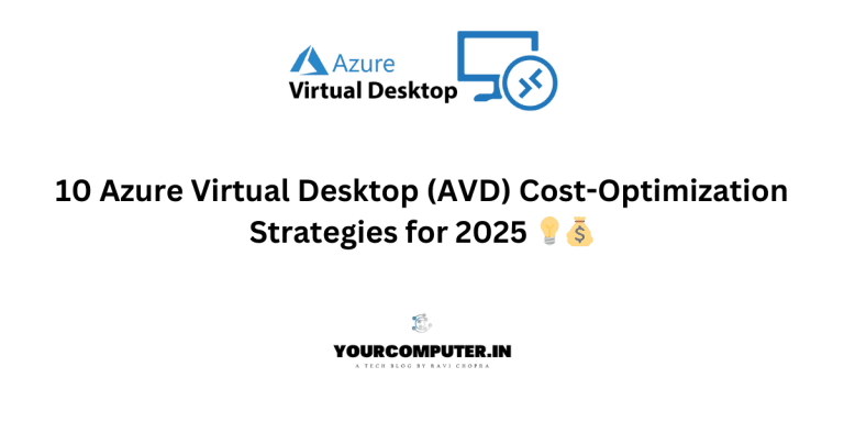 10 Azure Virtual Desktop (AVD) Cost-Optimization Strategies for 2025 💡💰